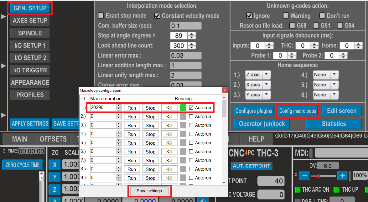 UCCNC Configuration for THC-3 on C76 or C94 Ver.2 | cnc4pc